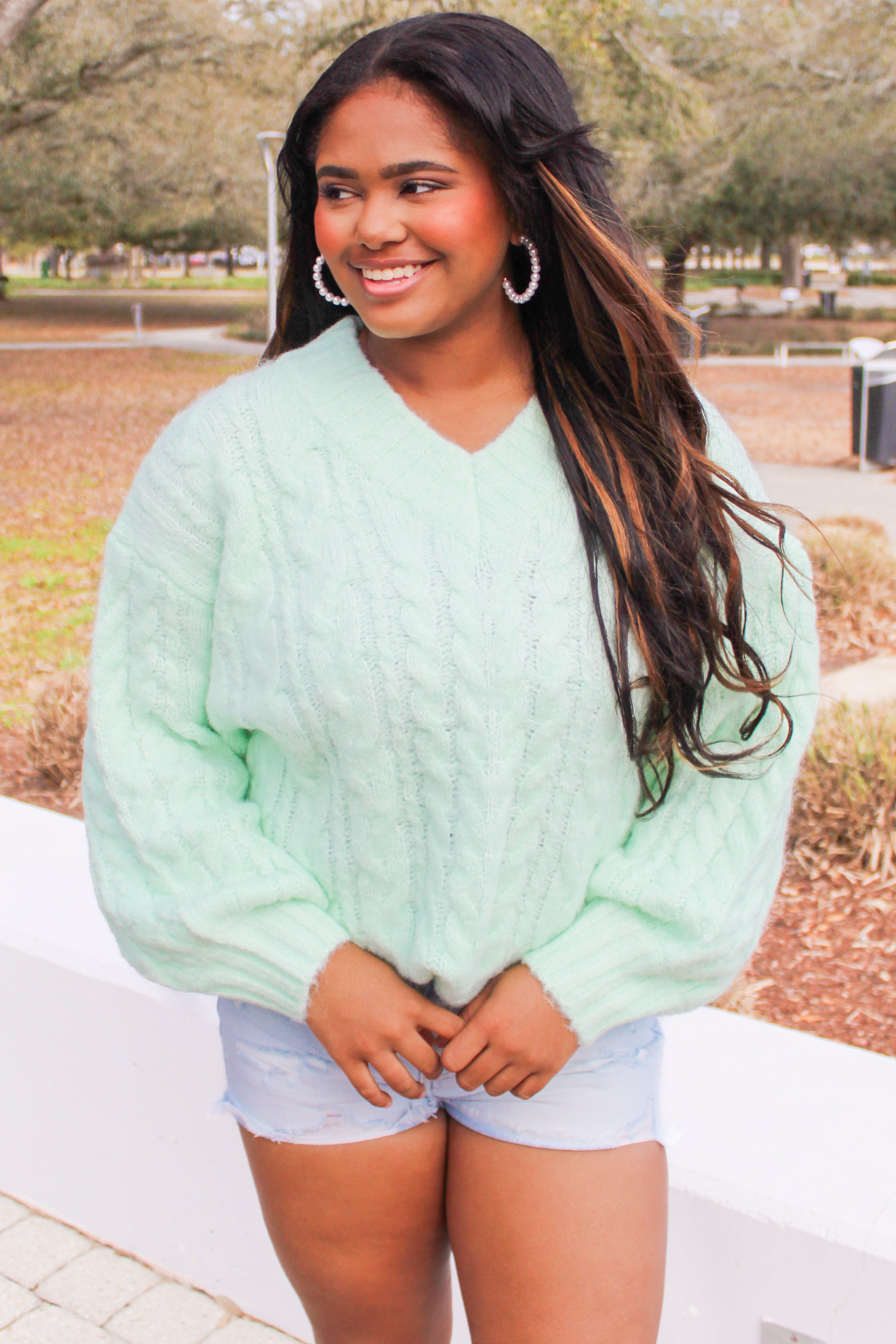 Pretty Pastels Oversized Sweater - Frock Candy