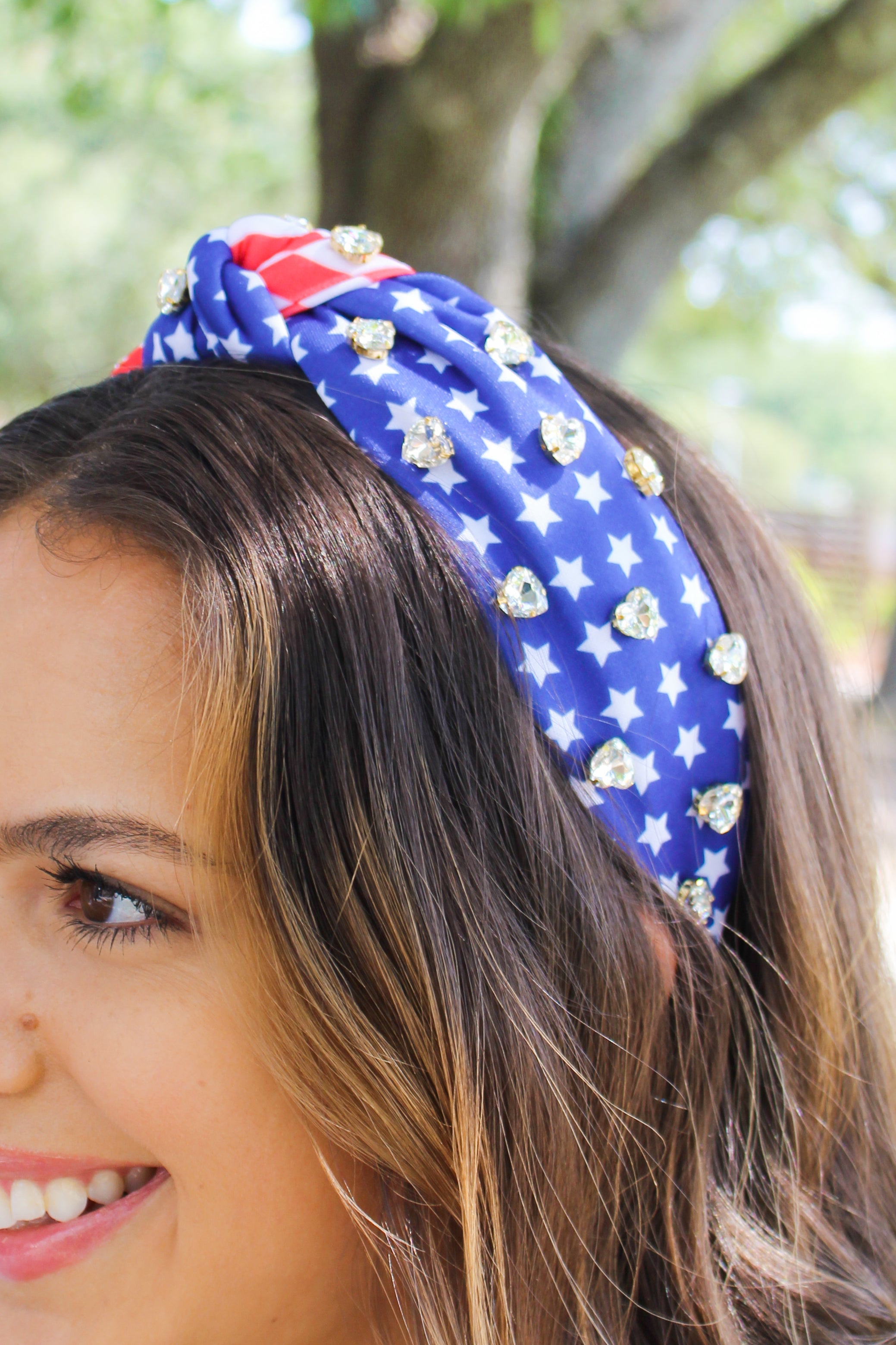 Proud to Be an American Rhinestone Headband - Frock Candy